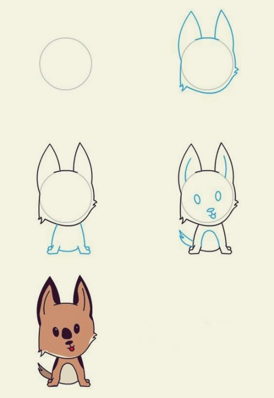 How to draw Cute Animals: 45 Examples - Greenorc