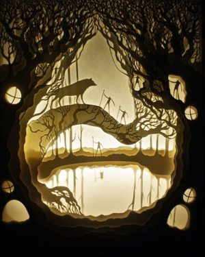 40 Beautiful Examples of Backlit Paper Art