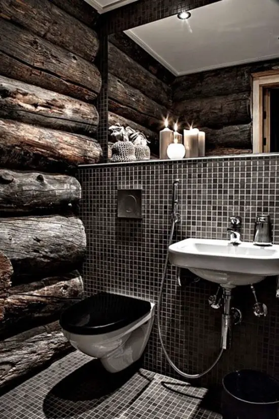 45 Clever Men Cave Bathroom Ideas [2020 Updated] - Greenorc