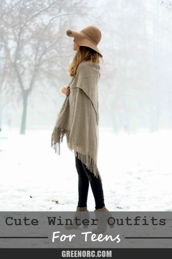 45 Cute Winter Outfits for Teens - Greenorc