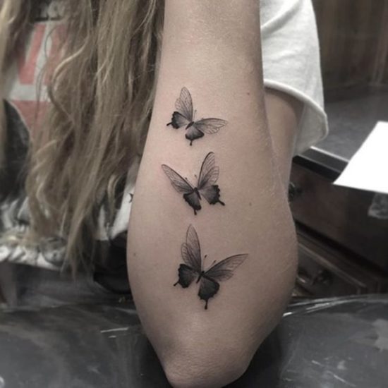 45 Dazzling Butterfly Tattoos Designs for Girls - Greenorc