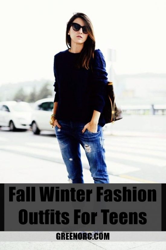 45 Cute Fall Winter Fashion Outfits For Teens - Greenorc