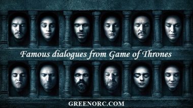 30 Famous dialogues from Game of Thrones - Greenorc