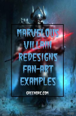 75 Marvelous Villain Redesigns Fan-Art Examples - Greenorc