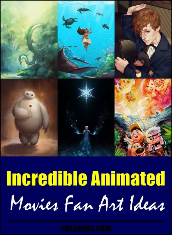 45 Incredible Animated Movies Fan Art Ideas - Greenorc