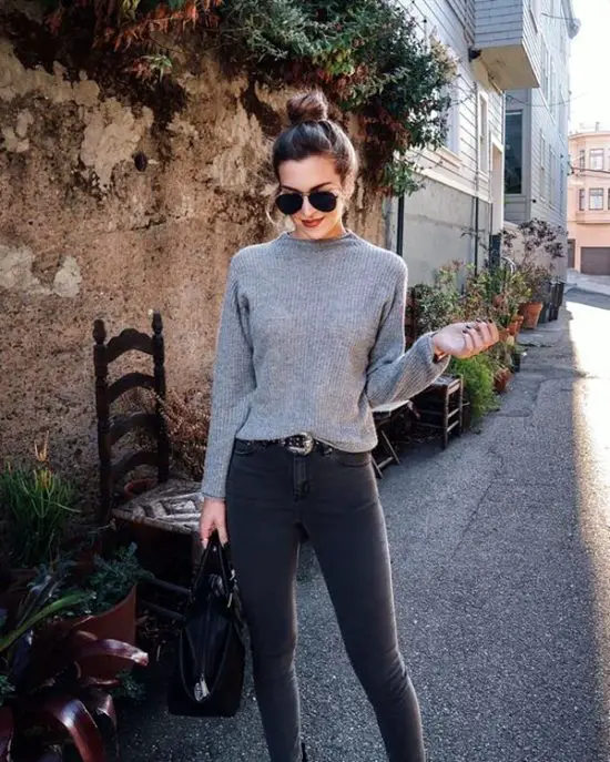 50 Shades of Darker Grey Outfits For This Winter - Greenorc