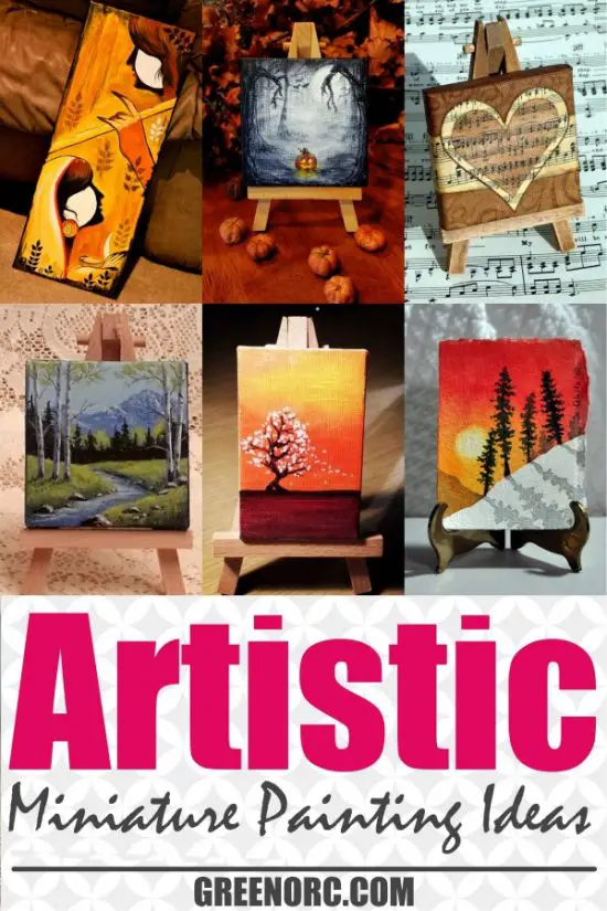 45 Artistic Miniature Painting Ideas - Greenorc