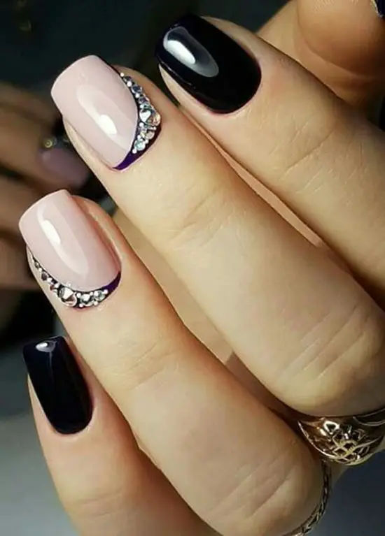 45 Glamorous Bling Nail Art Designs For 2017