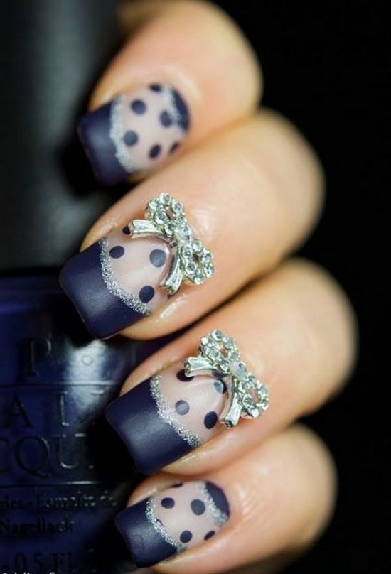 45 Glamorous Bling Nail Art Designs For 2017 - Greenorc