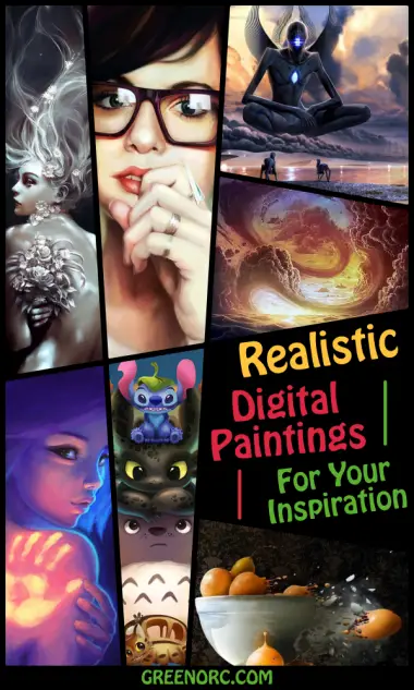 45 Realistic Digital Painting Ideas For Your Inspiration - Greenorc