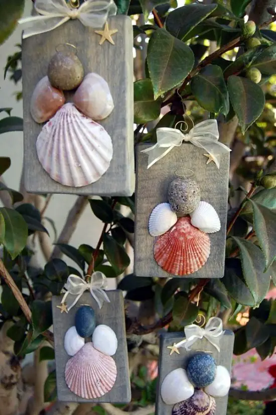 45 Inspirational Sea Shell Craft DIY Ideas - Greenorc