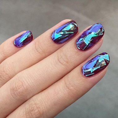 45 Futuristic Nail Art Designs to Look Unique in 2018