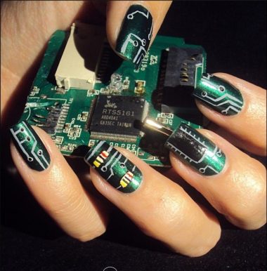 45 Futuristic Nail Art Designs to Look Unique in 2018 - Greenorc