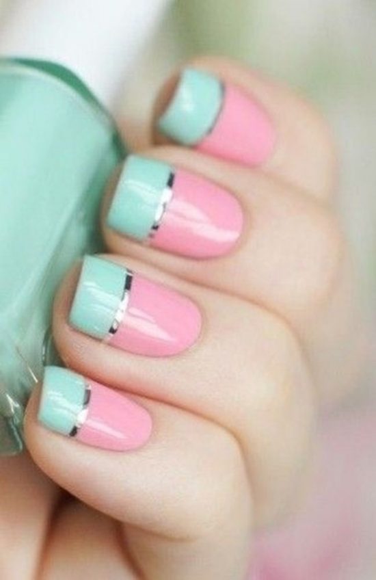 45 Beautiful Spring Nail Art Designs And Colors 2018 - Greenorc