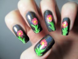 45 Beautiful Spring Nail Art Designs And Colors 2018 - Greenorc