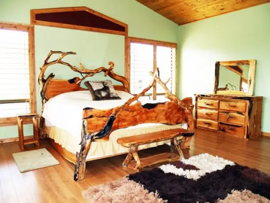 45 Rustic Bedroom Decoration Ideas For Men - Greenorc
