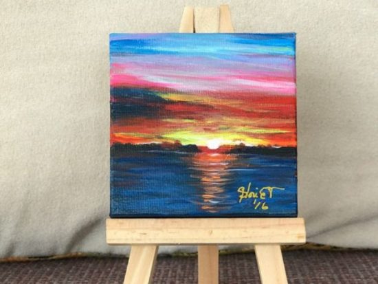 40 Easy Examples of Acrylic Painting For Beginners - Greenorc