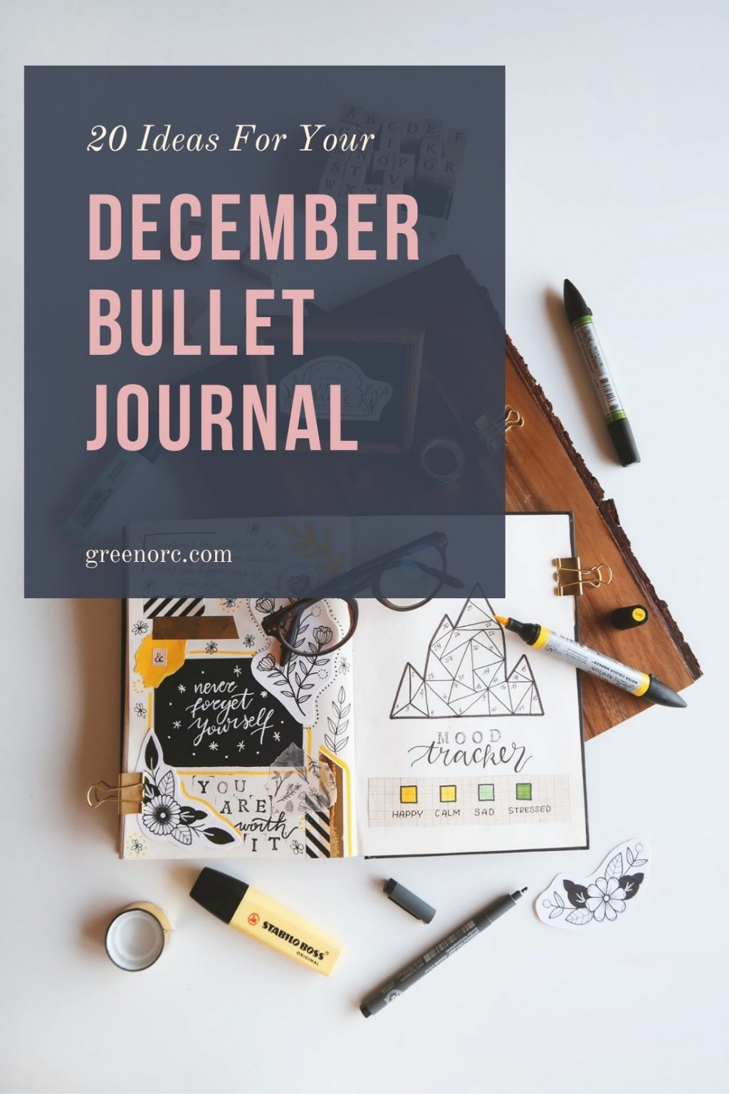 20 Ideas for your December Bullet Journal - Greenorc
